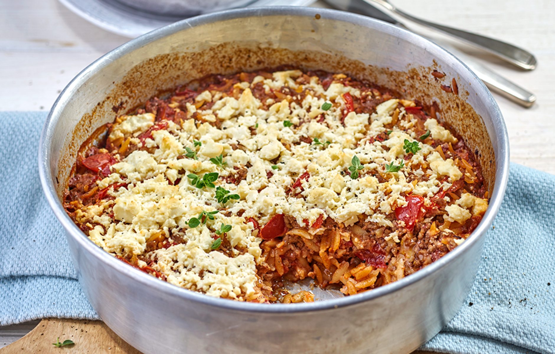 Griechisches Rezept für einen Auflauf Hackfleisch | Hood Sails